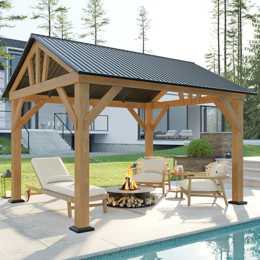 Outdoor Patio Storage Hardtop Gazebos - Backyard Canopies | Amerlife