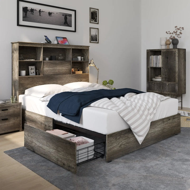 Lift Up Storage Beds: King, Queen & Full Size Bed Frames with Storage ...