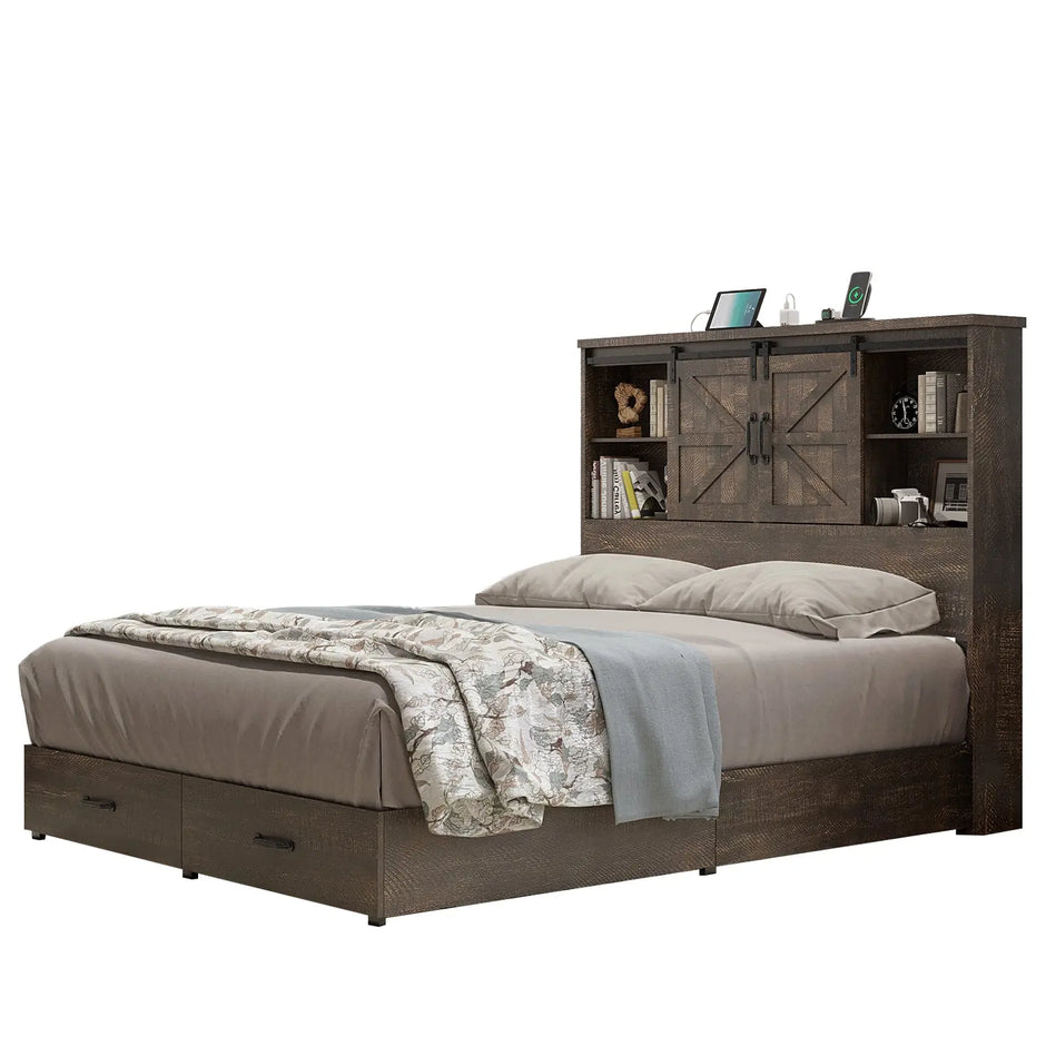 Classic Panel Beds: King, Queen, Wood & Upholstered Panel Bed Frames ...