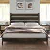 Amerlife Clifford Bed Frame King Size Mid Century Reclining Slatted ...