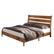 Amerlife Clifford Bed Frame King Size Mid Century Reclining Slatted ...