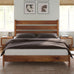 Amerlife Clifford Bed Frame King Size Mid Century Reclining Slatted ...